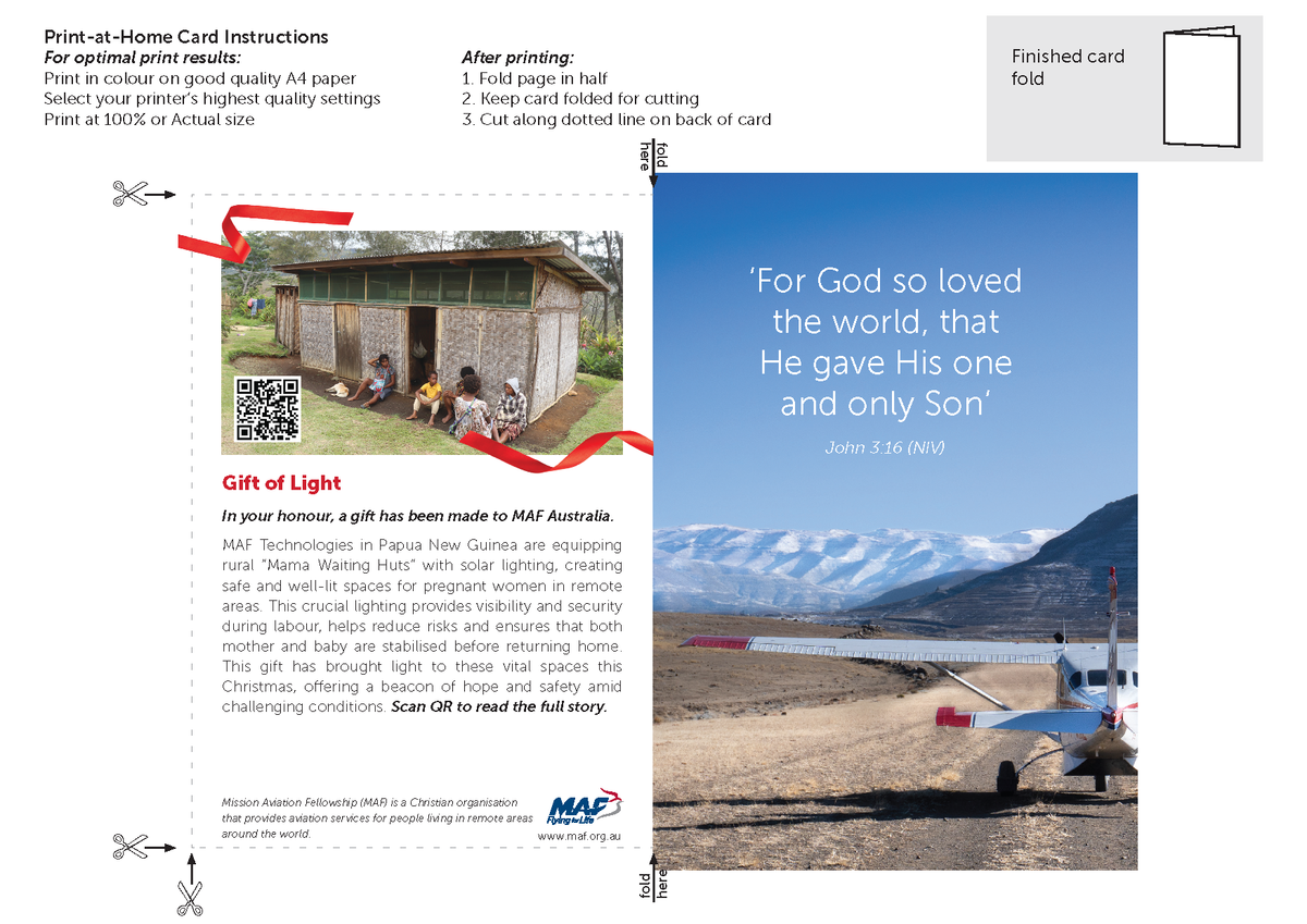 Gift of Light – MAF Gifts