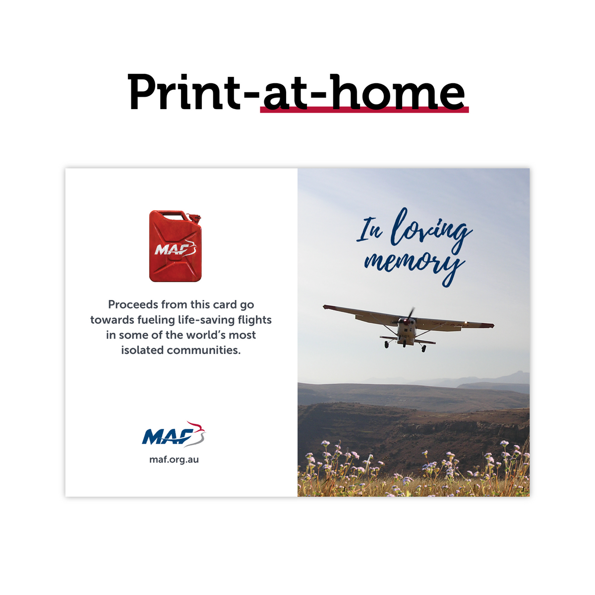In Memory Card – MAF Gifts